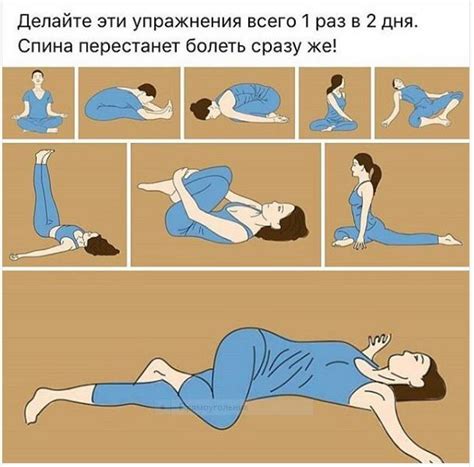 Отличные упражнения от боли в спине Упражнения для спины Упражнения Йога от болей в спине