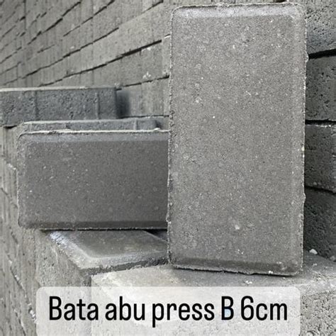 Jual Paving Blockkonblokconblockpaving Bata Abu Press B Tebal 6cm