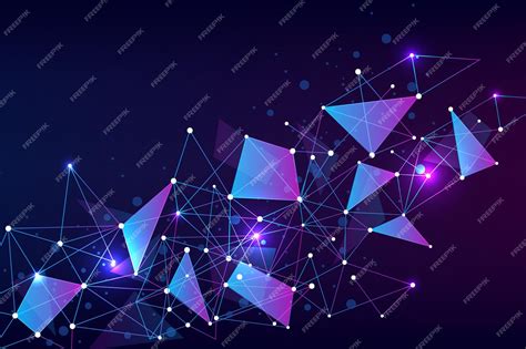 Premium Vector Networking Connect Technology Abstract Concept Global