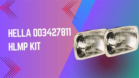 Hella 003427811 Hlmp Kit 190x132mm H4 12v Ece High Quality