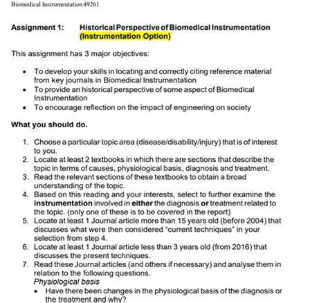 Biomedical Engineering Assignment Help Canada Upto 50 Off