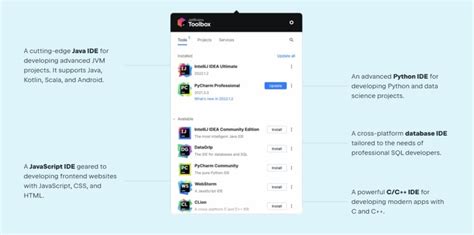 Jetbrains Toolbox Devtools