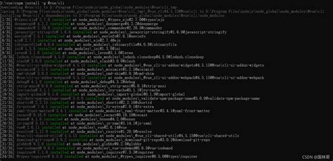 Vue环境搭建与创建项目简易手册 Csdn博客 Vue环境搭建与创建项目简易手册 Csdn博客