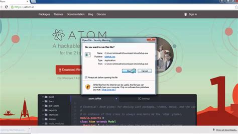How To Install The Atom IDE YouTube