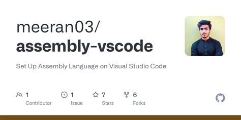 Github Meeran Assembly Vscode Set Up Assembly Language On Visual Studio Code