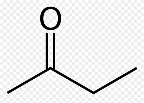 2 Butanone Skeletal Structure Clipart 571346 Pinclipart