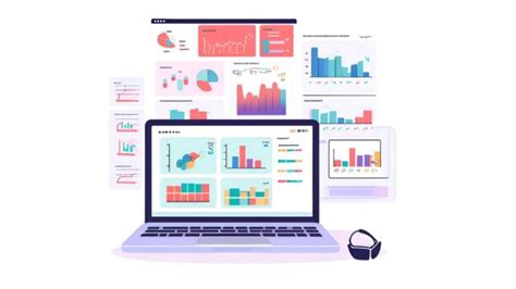 Computer Screens Displaying Various Data Analytics Graphs TOPkit