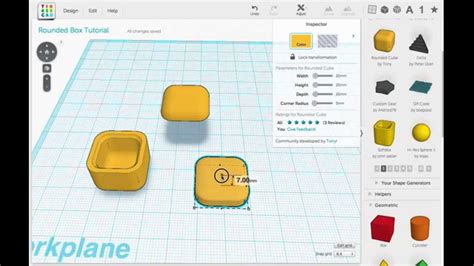 Tinkercad Tutorial A Rounded Box Youtube