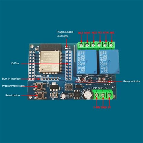 Esp Fejlesztési Testület Dc V Tápegység Wifi Relé Modul Esp Wome Másodlagos Fejlesztés