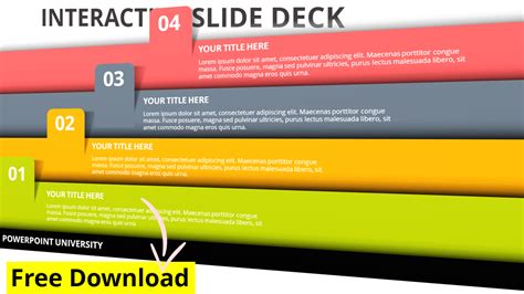 Interactive Slide Deck Interactive Powerpoint Powerpoint Free Powerpoint