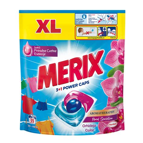 Merix Orchidcolor Kapsule Za Pranje Veša 39 1 Saponando Kućna Hemija