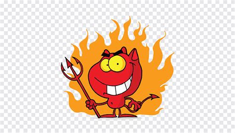 كرتون الشيطان الشيطان كاريكاتير طعام Png