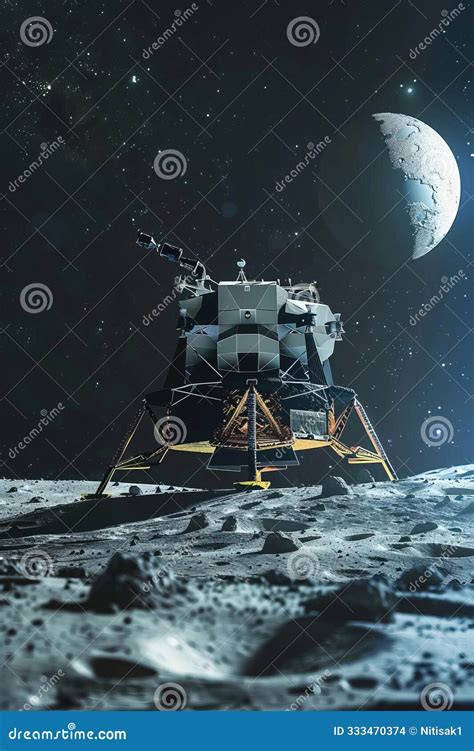Graphic Of Illustration Of Scientific Data Visualization On The Lunar