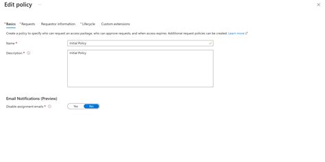 권한 관리에서 액세스 패키지의 수명 주기 설정 변경 Microsoft Entra Id Governance