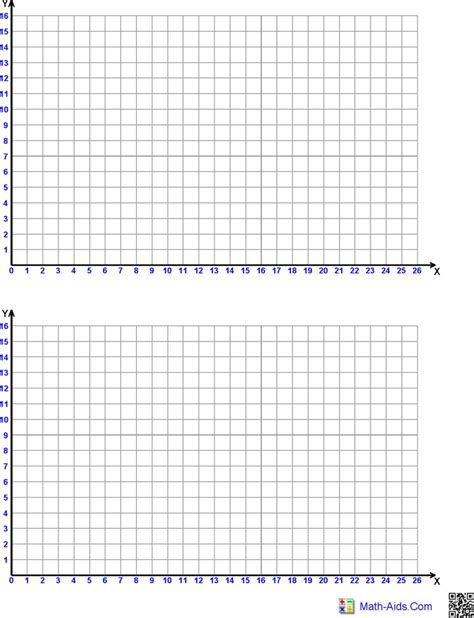 Four Quadrant Graph Paper Printable