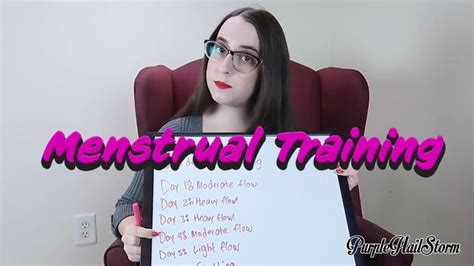 Menstruation Training Advanced Feminization Purplehailstorm