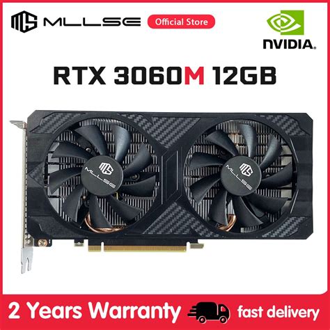 Mllse placas gráficas rtx 3060m 12g gddr6 gpu 192bit dp 2 hdmi 2 pci geforce rxt 3060 placa