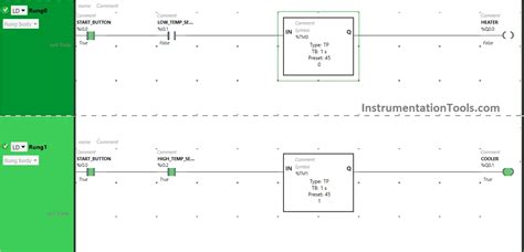 Basic PLC Exercise On Heater And Cooler For Babes