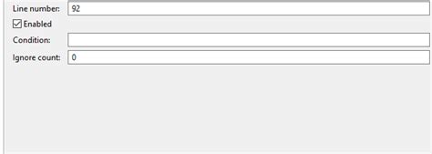 how to set conditional breakpoint in stm32cube ide