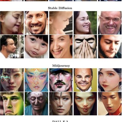 Low Quality Faces Generated By Stable Diffusion Download Scientific