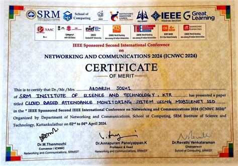 Aadarsh Joshi On Linkedin Ieee Coding Conference