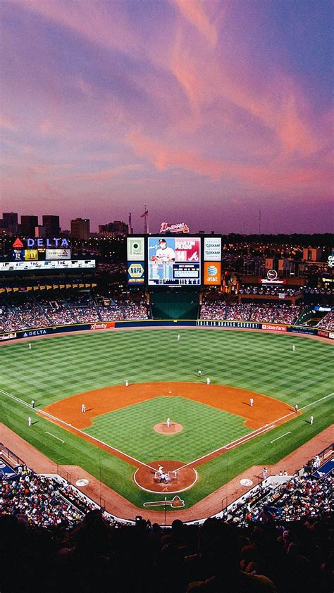 Baseball Stadium Iphone Wallpaper