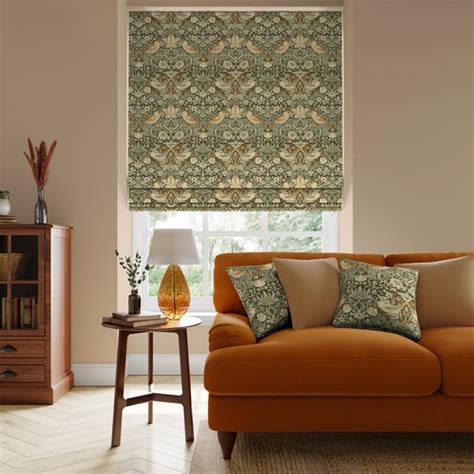William Morris Strawberry Thief Made To Measure Fabric Sample Dunelm