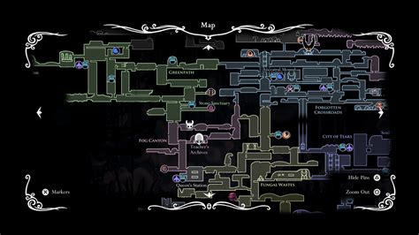 Hollow Knight Maps Of Hallownest