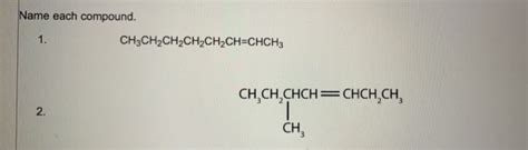 Solved 1 Which Compounds Can Exist As Cis Trans Isomers