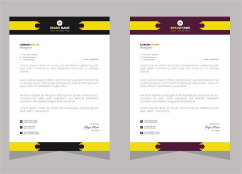 Letterhead Border Vector Art Icons And Graphics For Free Download