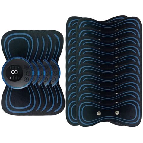 20pcs Electric Neck Massager Smart Portable Ems Rechargeable