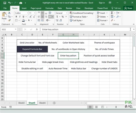 15 Default Settings That You Can Change In Excel PakAccountants Com Microsoft Excel