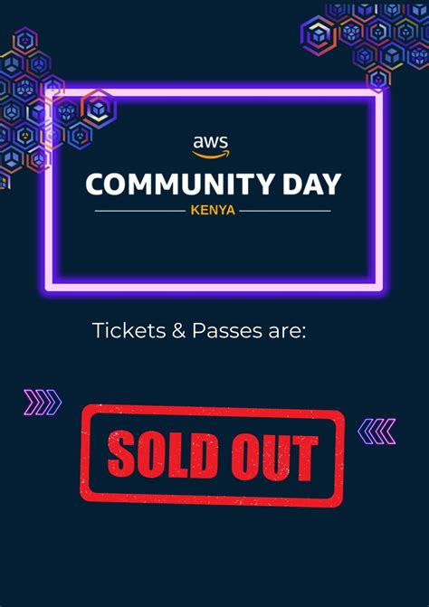 Aws User Group Kenya On Linkedin Were Overwhelmed By The Incredible Response To Our Upcoming