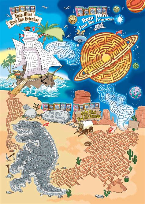 Cereal Box Maze Game At Kathryn Rodrigues Blog
