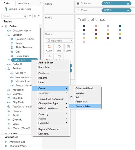 The Data Babe How To Build A Trellis Of Line Charts In Tableau