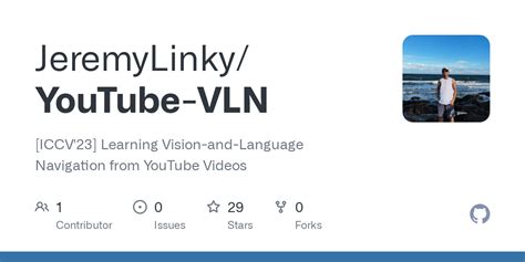 Github Jeremylinkyyoutube Vln Iccv23 Learning Vision And Language Navigation From Youtube