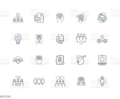 규정 명령줄 아이콘 컬렉션입니다 감독 거버넌스 규제 통제 관리 권한 지시 벡터 및 선형 그림 감독 관할권 리더십 개요 표지판 세트 건강관리와 의술에 대한 스톡 벡터 아트 및