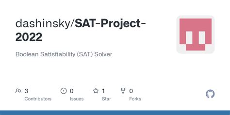 Github Dashinskysat Project 2022 Boolean Satisfiability Sat Solver
