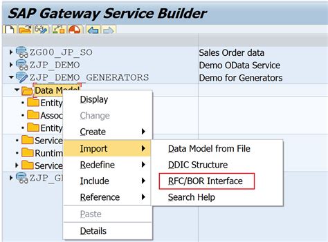 Building Odata Services [15] Service Generators Rfc Bor Interface Bapi Discovering Abap