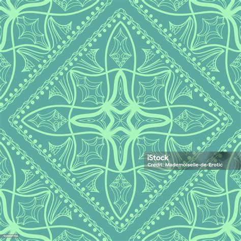 직물에 대 한 서식 파일 인쇄입니다 테두리와 만다라의 패턴입니다 벡터 일러스트입니다 원활한 인쇄 두건 패션 디자인에 대 한 네커치프에 대한 스톡 벡터 아트 및 기타 이미지