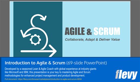 Ppt An Introduction To Agile Scrum Methodology Powerpoint