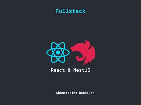 building a react nestjs app with react and nestjs chamseddine