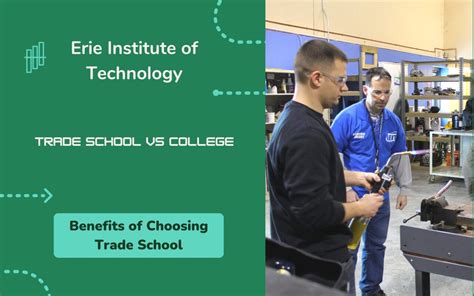 Reasons To Consider A Trade School Over College Erie It