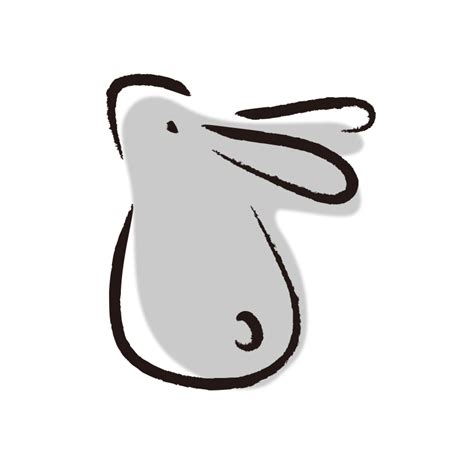 和風うさぎ2（ピンク）の無料 フリー イラスト かわいい手描きの無料素材「てがきっず」保育園・小学校・介護施設にぴったりのフリー素材イラスト