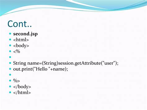 Jsp Session Implicit Object Ppt Jsp Session Implicit Object Ppt
