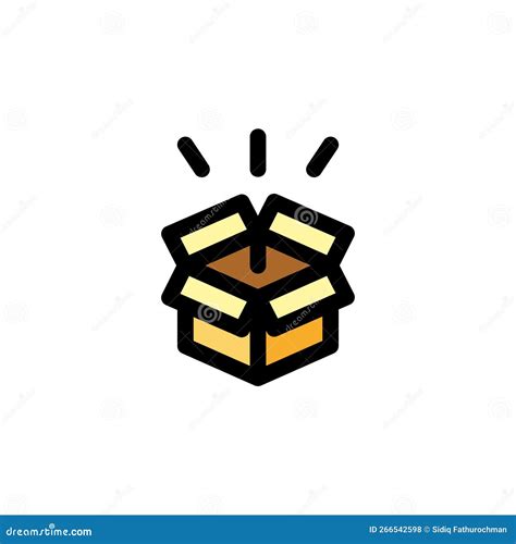 Empty Box Icon Stock Vector Illustration Of Surprise 266542598