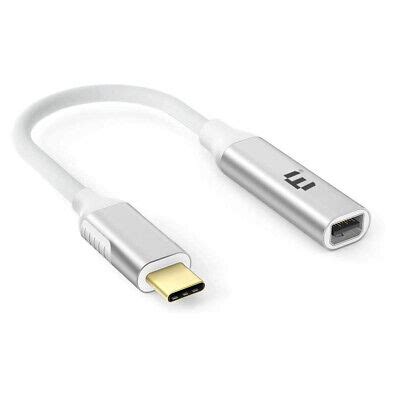 USB Type C To Mini DisplayPort Adapter Female HD USB C To Mini DP Cable White EBay