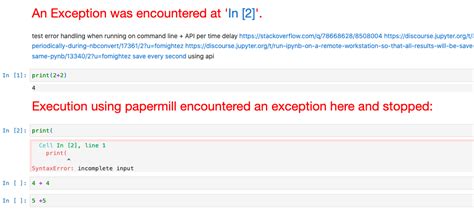 Jupyter Notebook Nbconvert Cli Execution Until First Error Stack Overflow