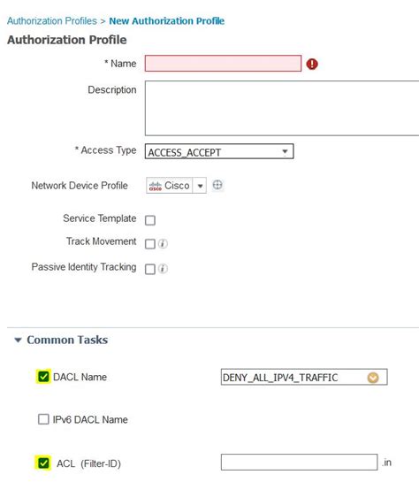 How To Apply Acls To A Device Using Cisco Ise Cisco Community