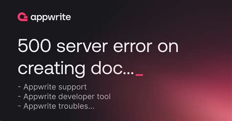 500 Server Error On Creating Document With Relationships Threads